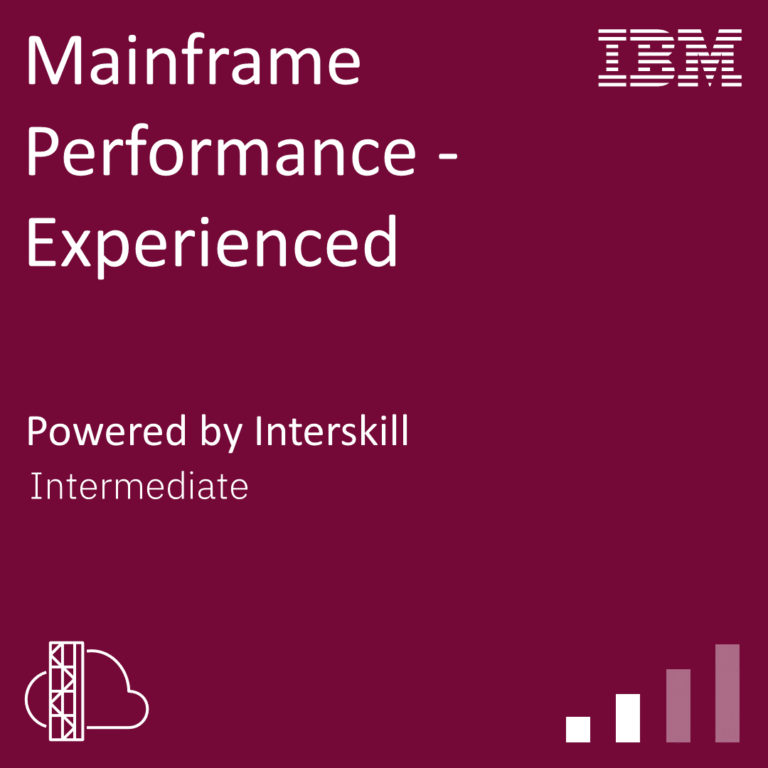 Mainframe Performance - Experienced - Interskill Learning